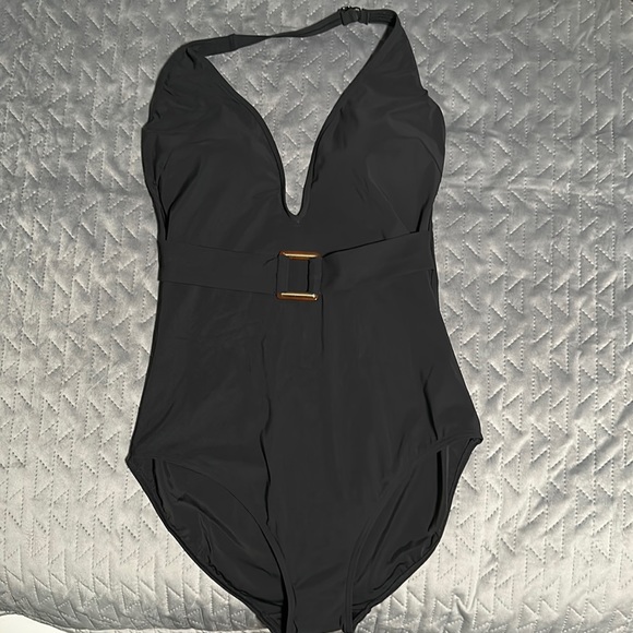 Figleaves | Swim | Nwt Figleaves Icon Marseille Belted Plung Tummy ...